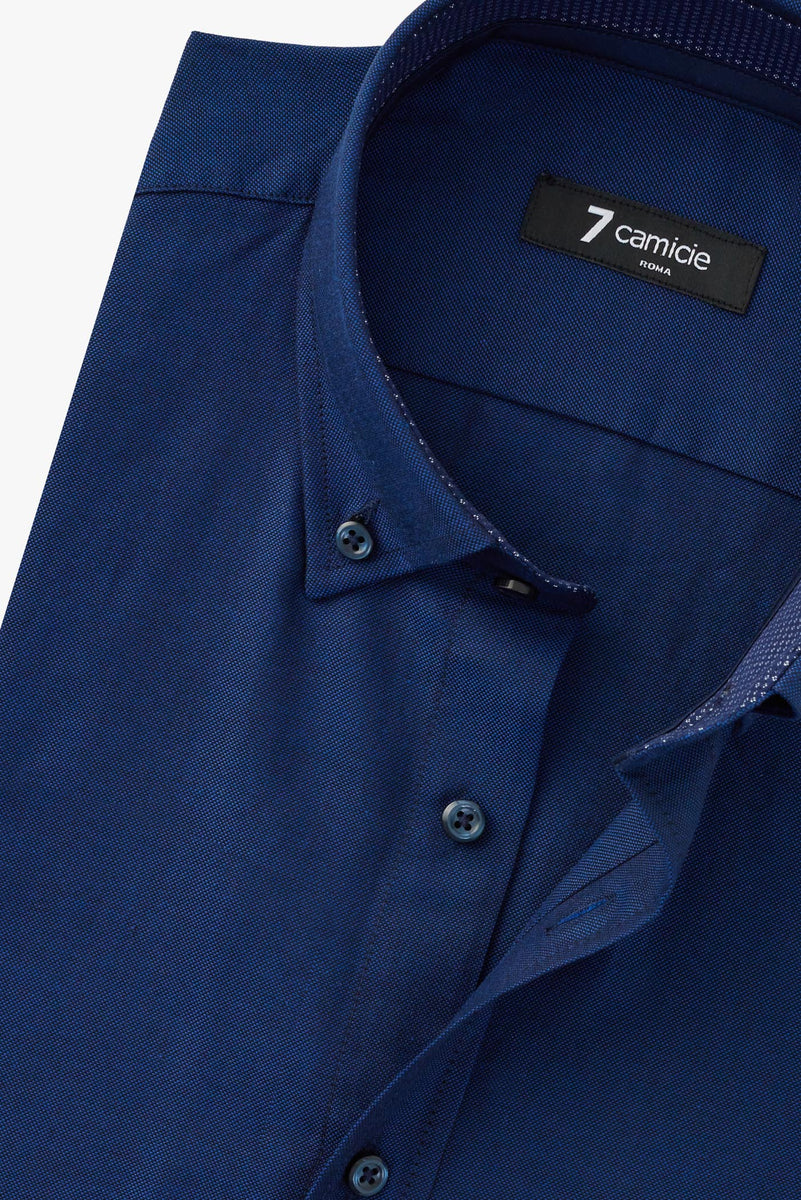 Leonardo Sport Oxford Man Shirt Blue – 7 Camicie